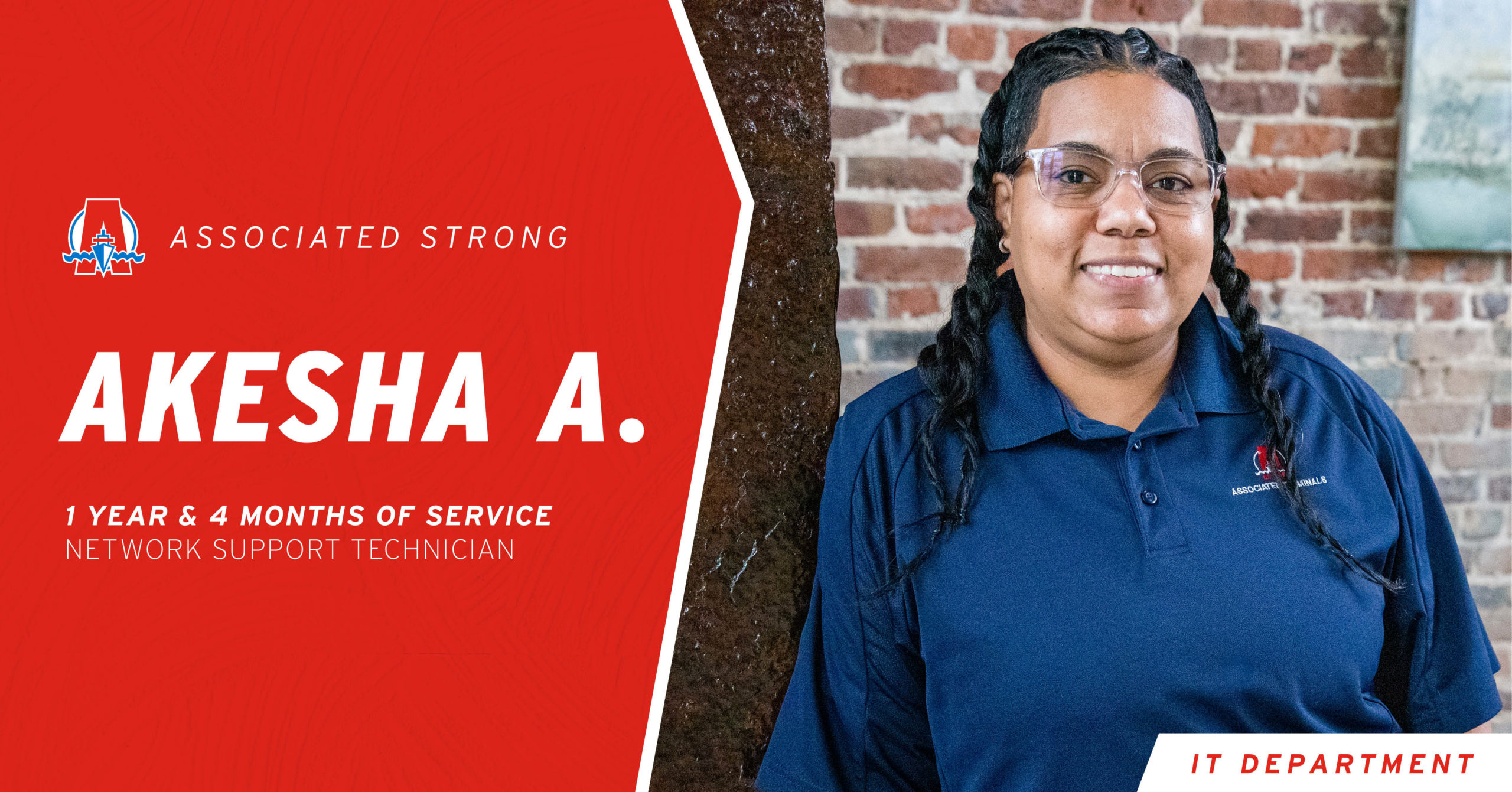 Associated Strong: Akesha A. - Associated Terminals